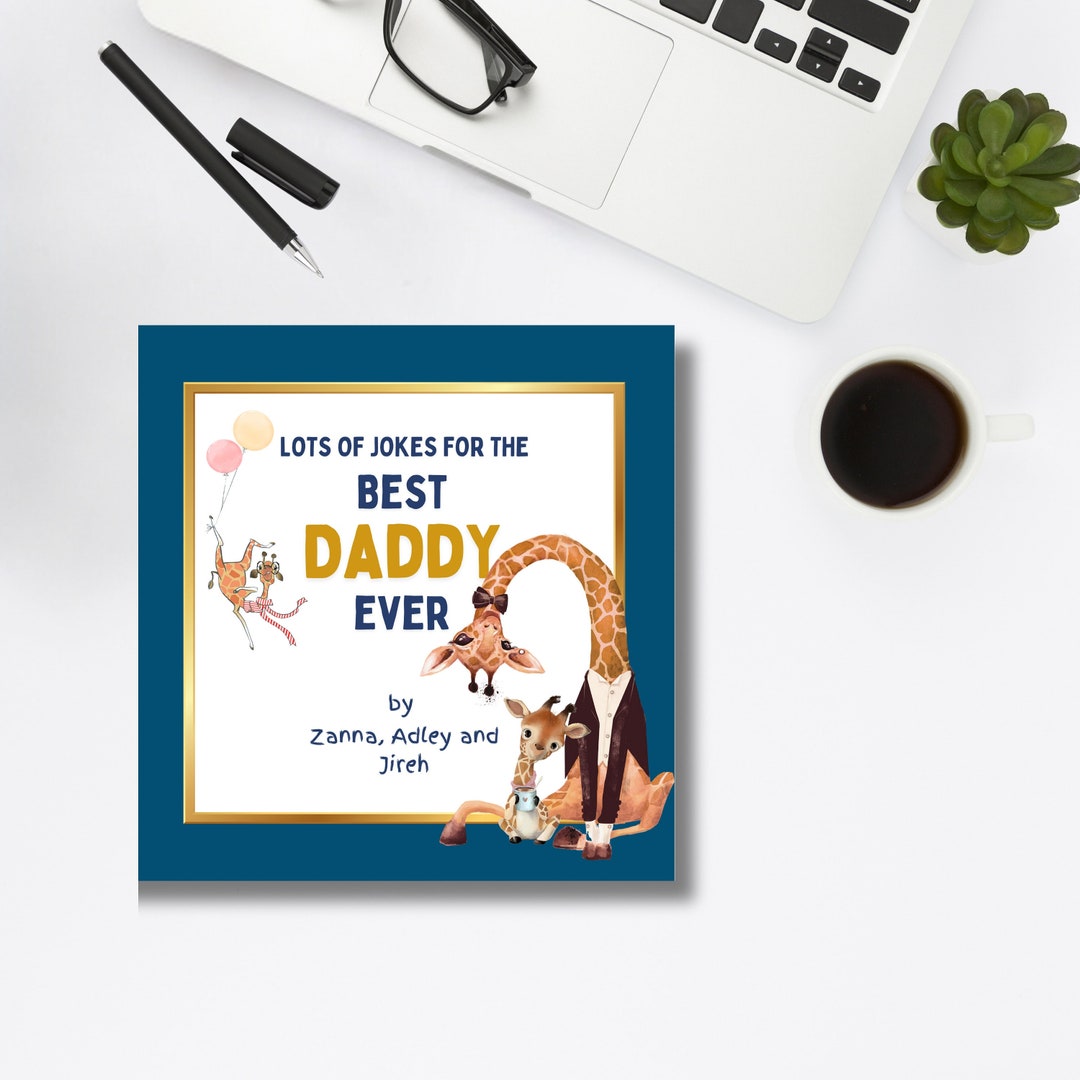 Personalised Dad Jokes Book | Personalized Father's Day Gift, New Dad ...