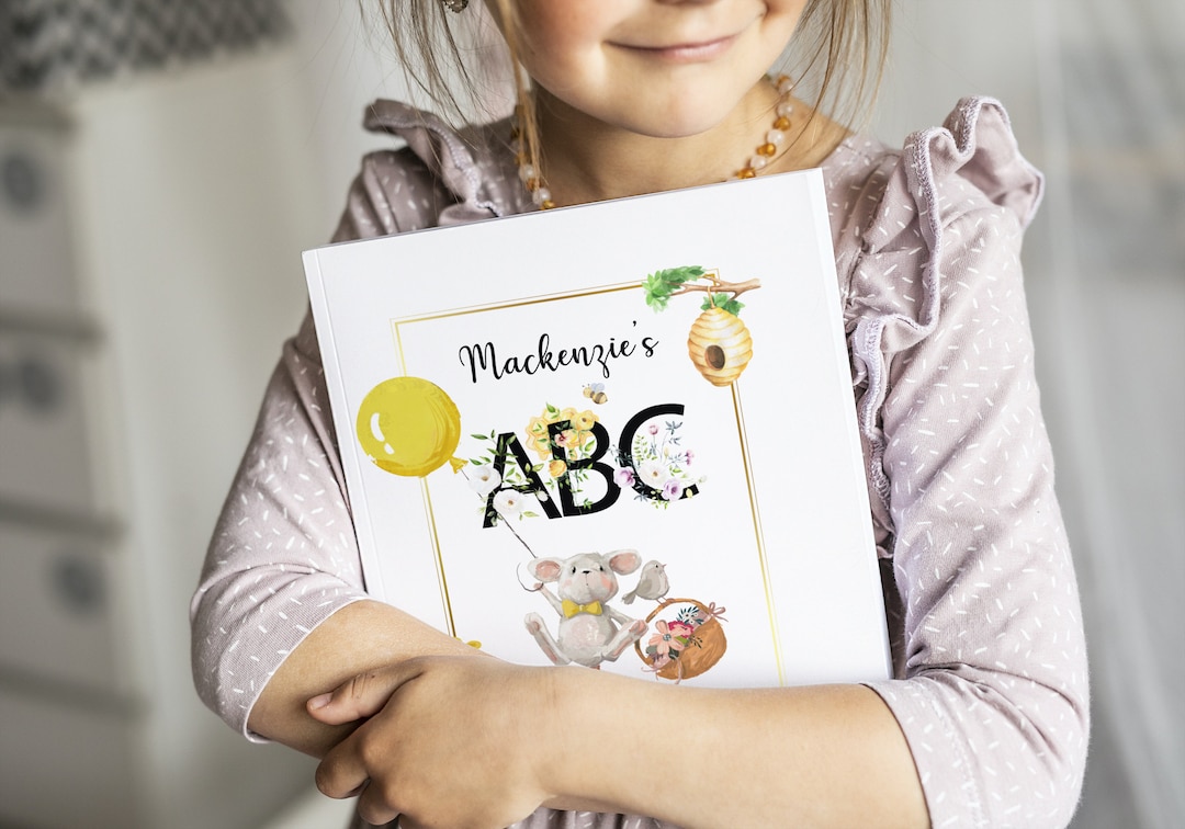 Personalised Children's Book Alphabet | Personalized ABC Christening ...
