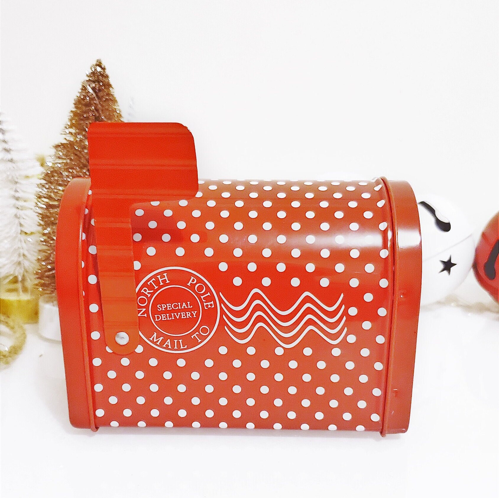 Personalised Mini Santa Letter Box Santa Mailbox Tin - Etsy