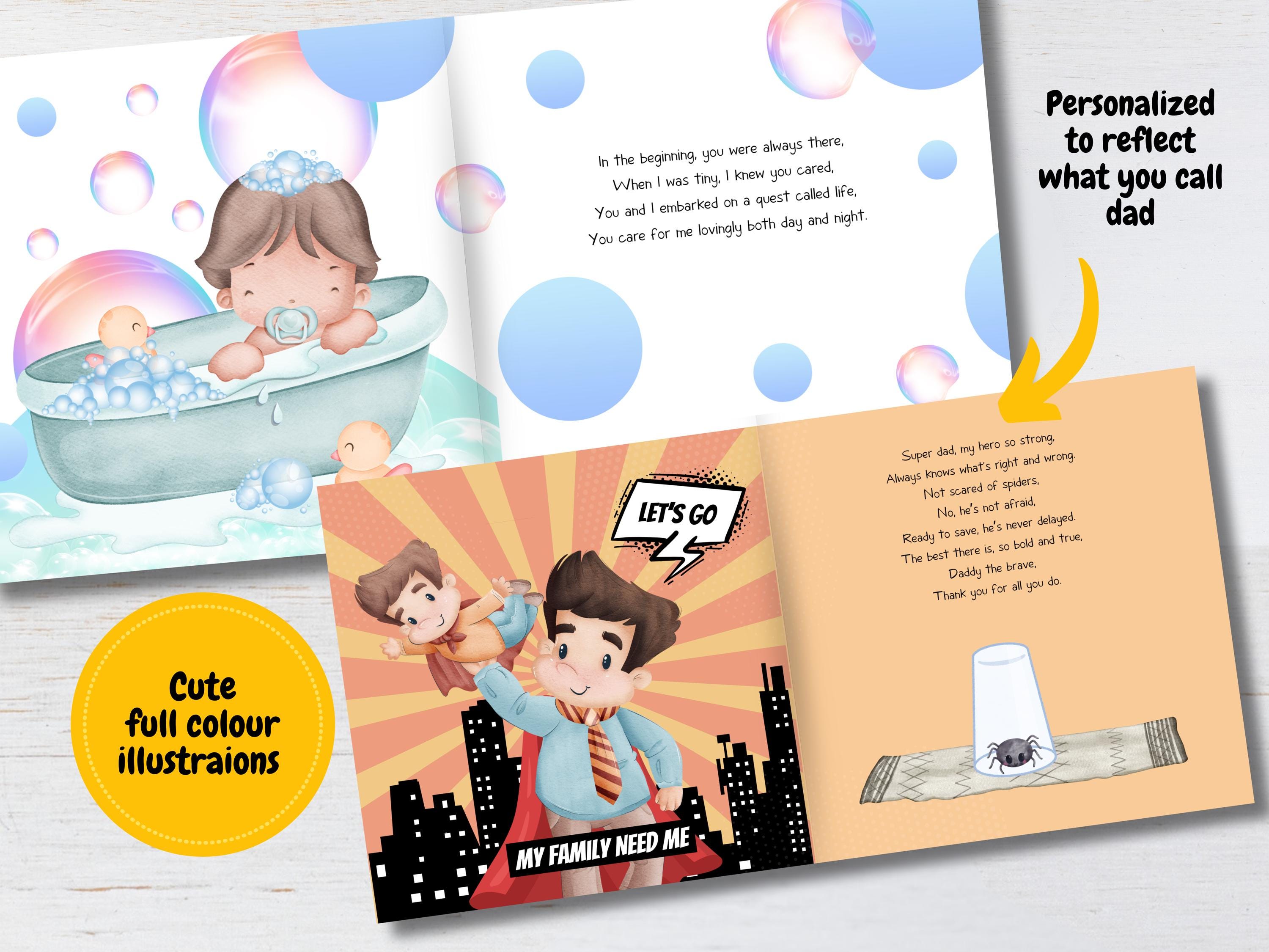 Personalized Father's Day Gift | Daddy & Me, New Dad Story Book First ...