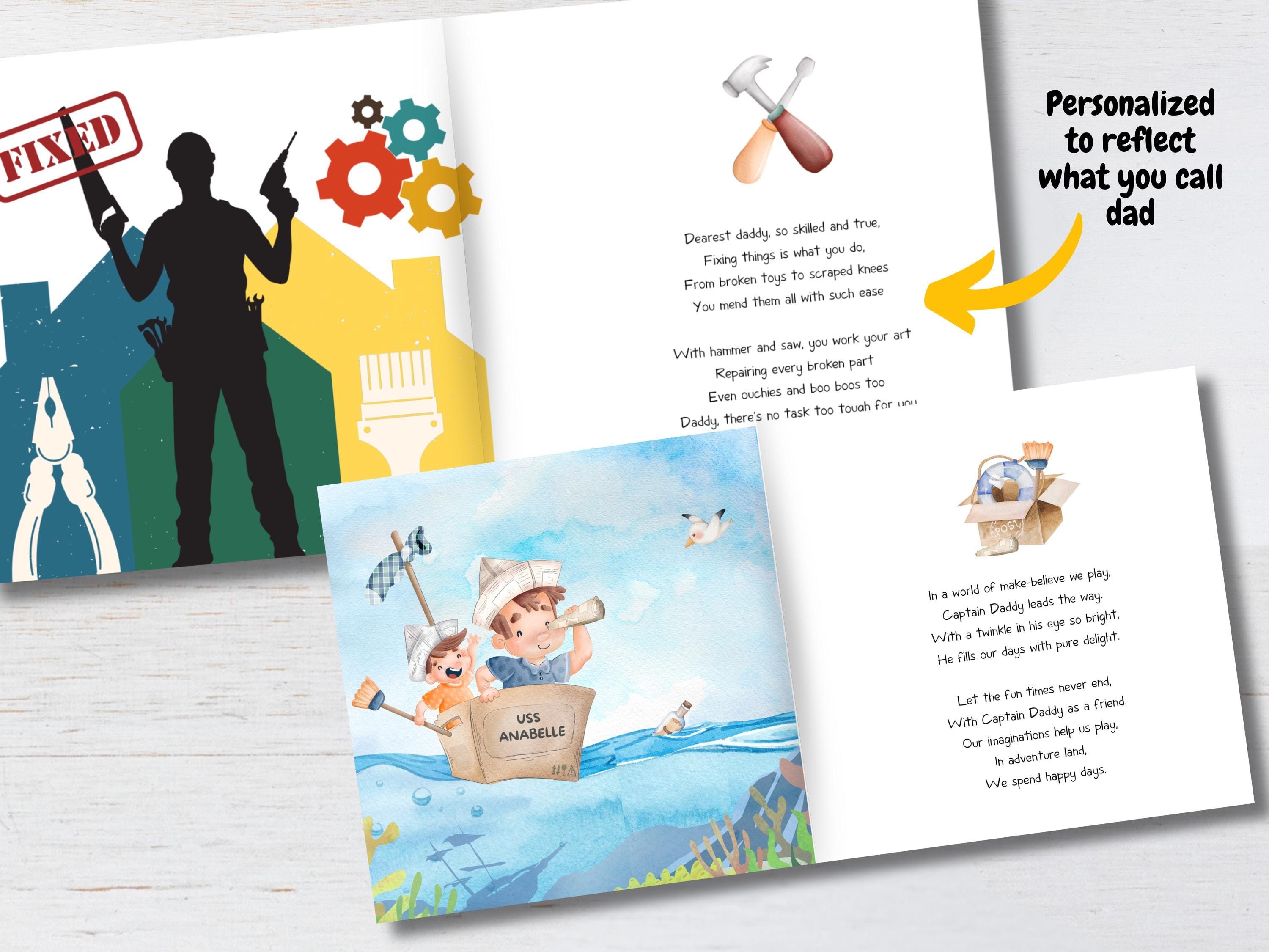 Personalized Father's Day Gift | Daddy & Me, New Dad Story Book First ...