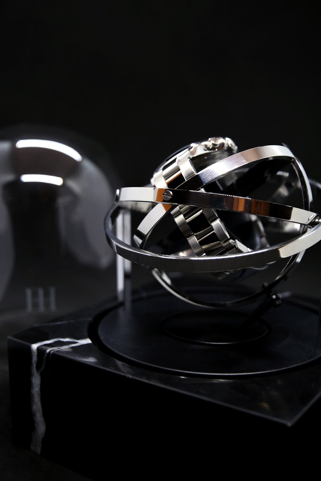 Marble WATCH WINDER Gyro Orbit Winder / Gyrowinder - Etsy