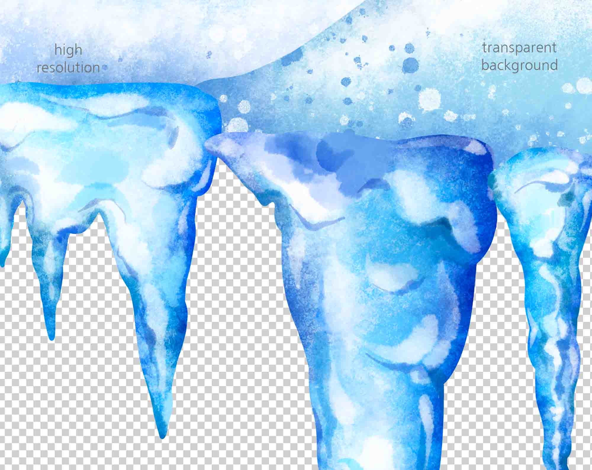 Christmas Clipart Png Winter Seamless Border Clipart Png Set - Etsy