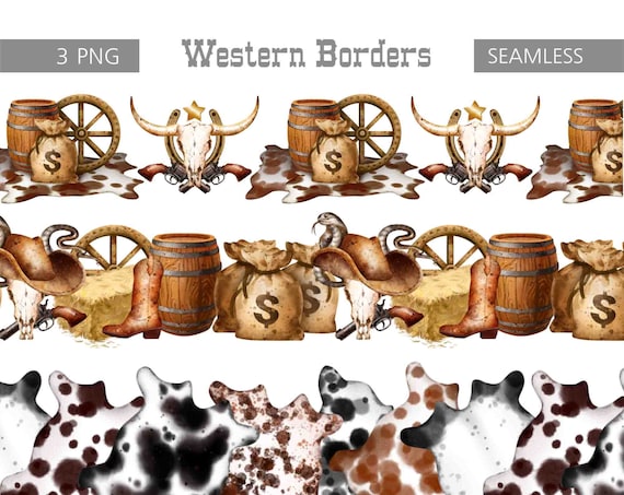 Country Western Clip Art Borders