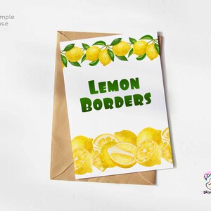 Lemon Seamless Border Png Clipart,Сitrus Border Seamless Files ...