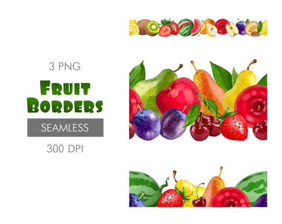 Fruit Border Clip Art