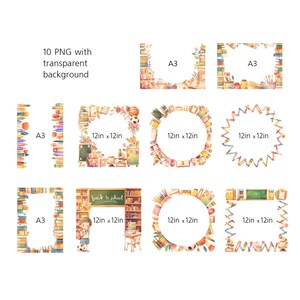 Back to School Border Clipart Transparent Background,teacher Frame ...