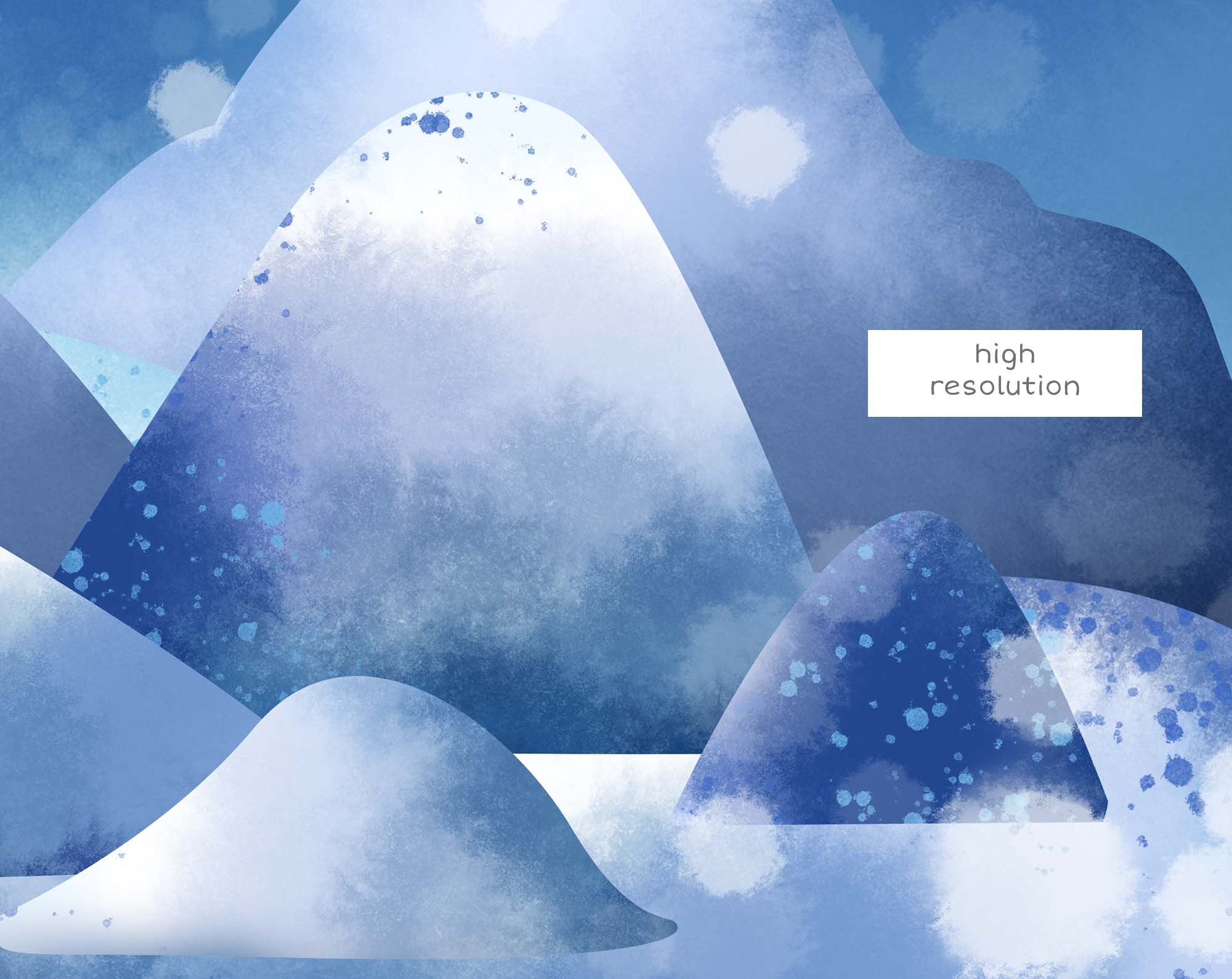 Winter Digital Clipart Snowdrift Pngsnowy Hills Clipart | Etsy