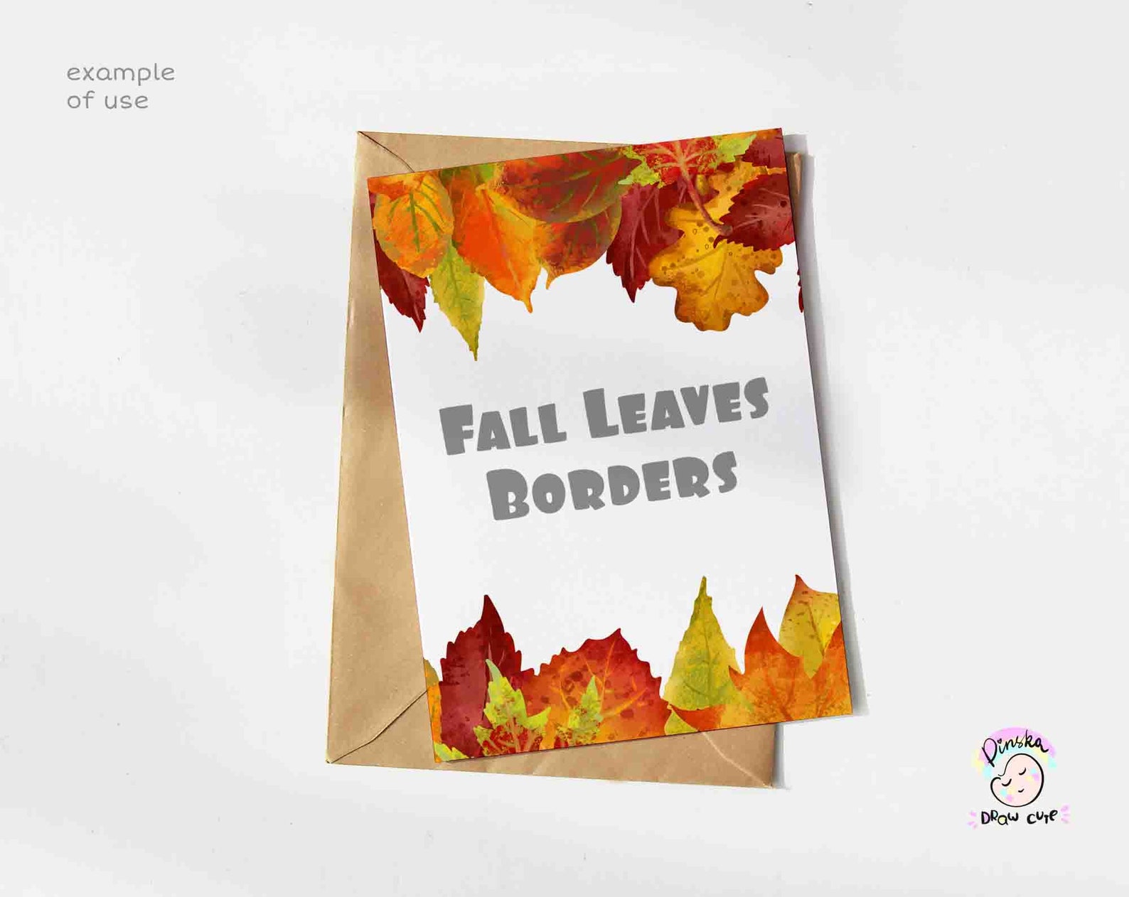 Fall Borders Png Clipart,leaf Digital Seamless Border,watercolor Autumn ...