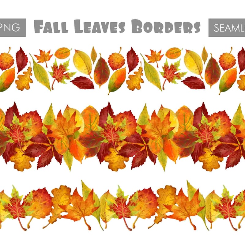 Fall Leaf Watercolor - Etsy