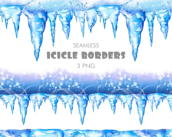 Icicles Border Clipart