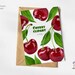 Cherry Png Clipart Summer Illustration, Digital Watercolor Red Berries ...