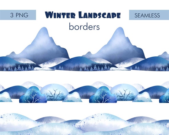 Free Printable Winter Borders
