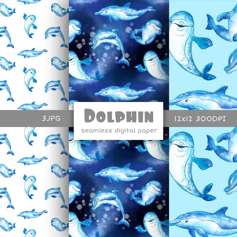 Dolphin Wallpaper - Etsy
