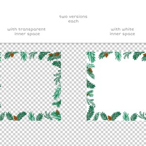 Сhristmas Clipart Png Digital Frames,winter Png Clipart Digital ...