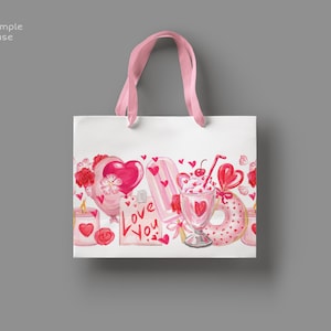 Valentine Border Clipart Png Love Seamless Files Digital Washi Tape ...