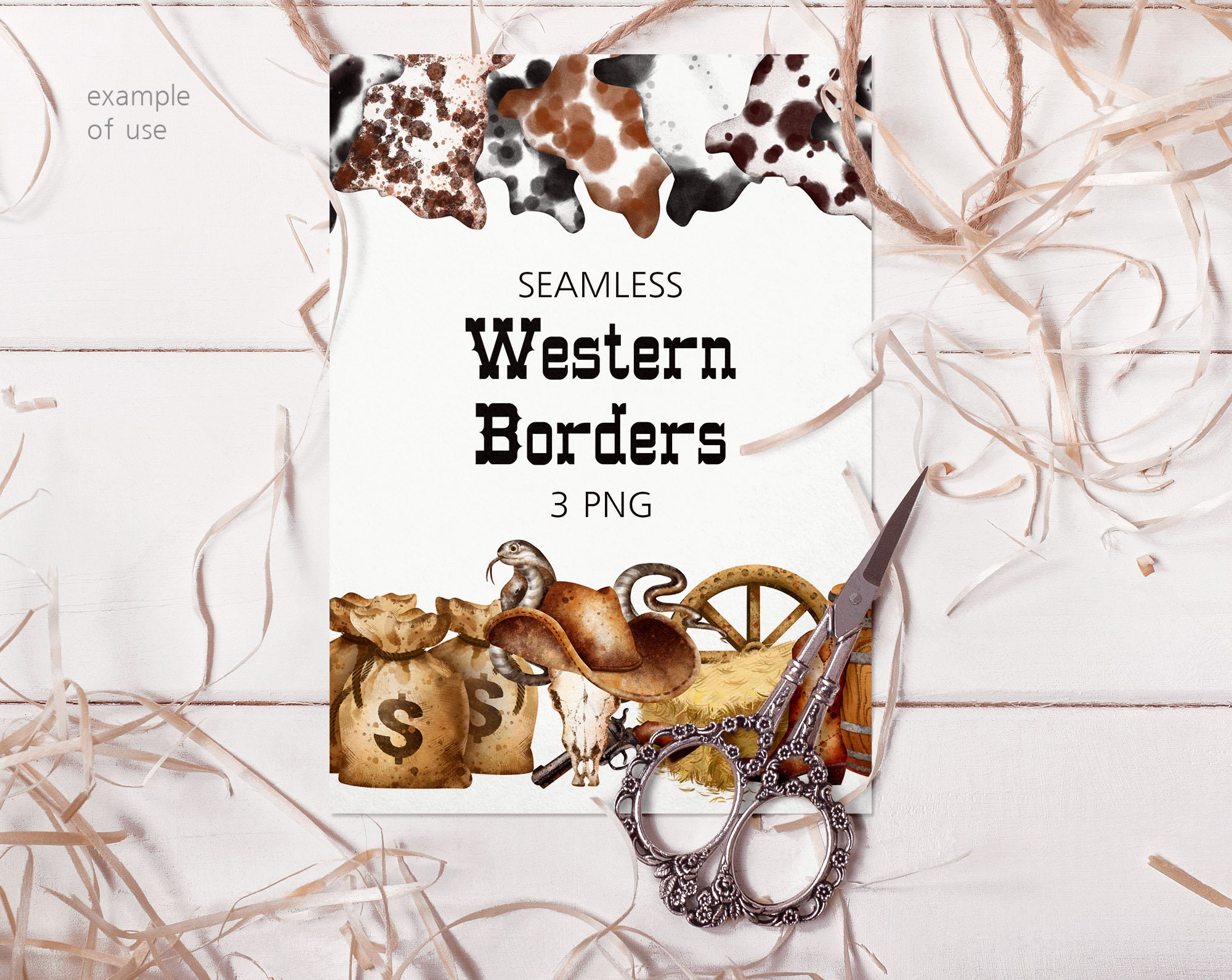 Western Themed Border