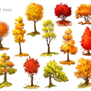 Fall Leaf Png Clipart Autumn Seamless Border Clipart Digital Download ...