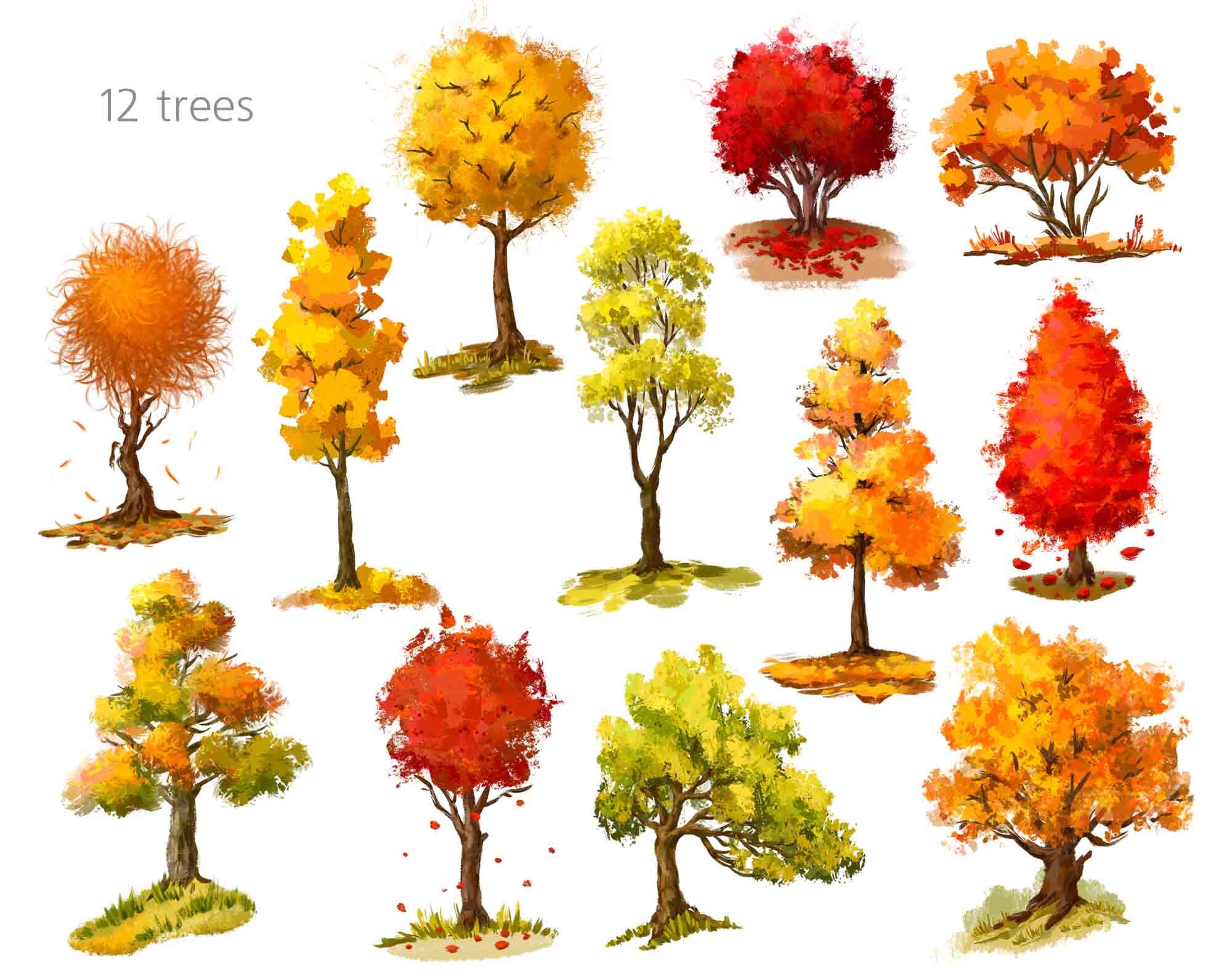 Fall Leaf Png Clipart Autumn Seamless Border Clipart Digital - Etsy