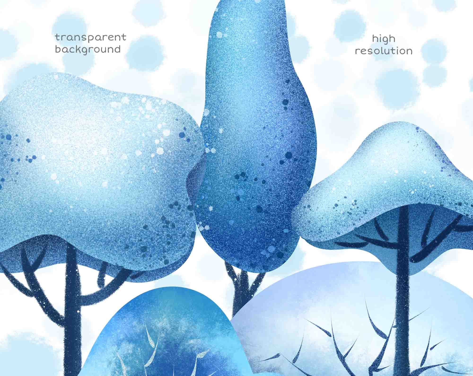 Winter Snow Clipart Christmas Png Border Clipart Winter - Etsy