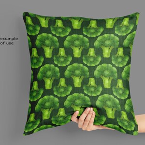 Broccoli Digital Paper Free Commercial Use,broccoli Seamless Pattern ...