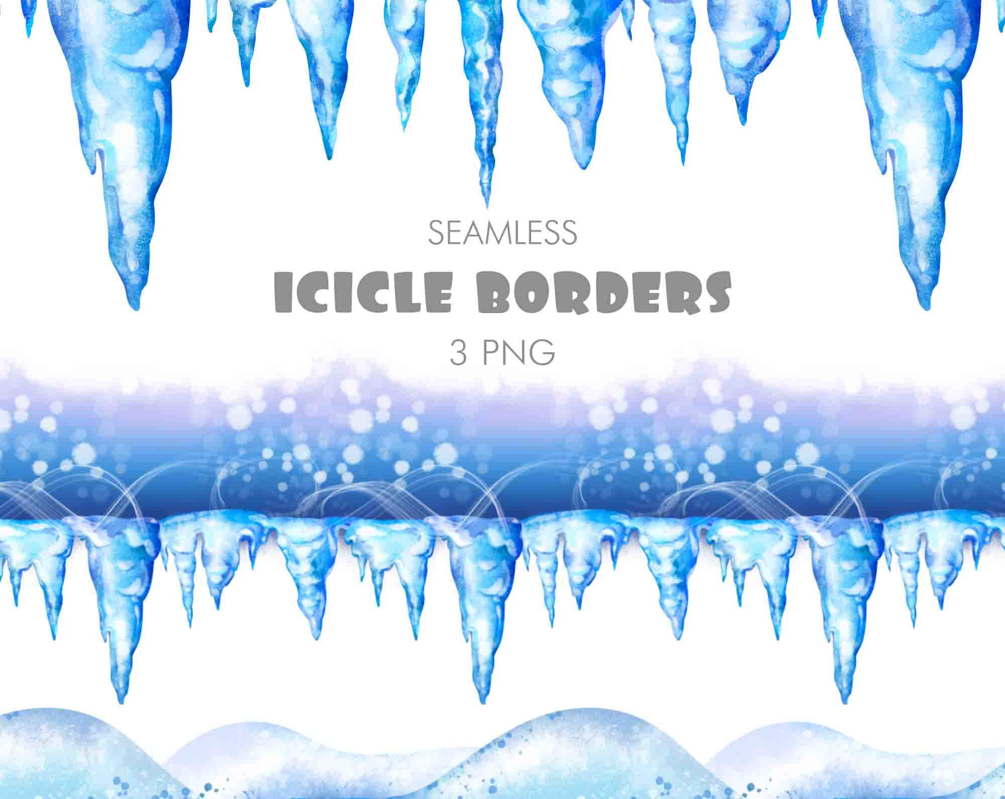 Icicle Clipart Border
