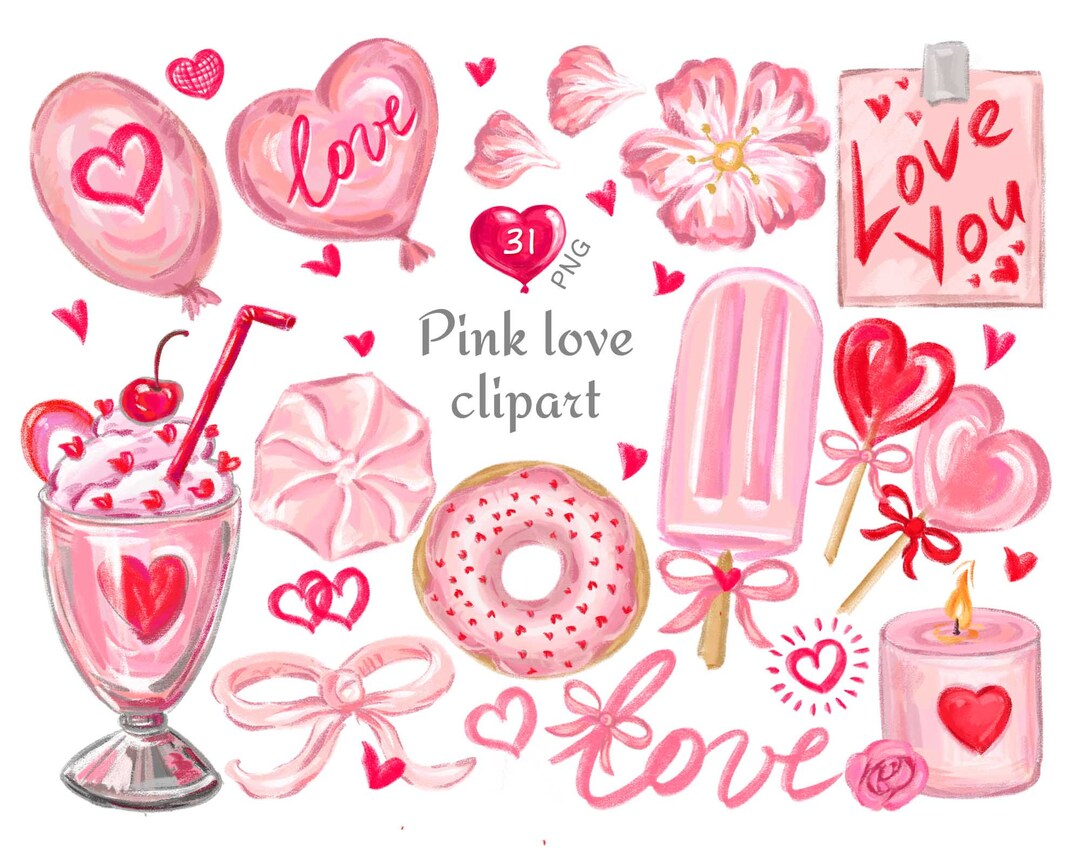 Valentine Png Clipart Digital Download,valentines Day Png Files Love ...