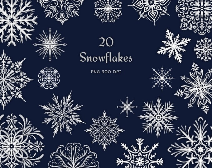 Snowflake Png Clipart,winter Clip Art Christmas Graphics Download,snowy ...