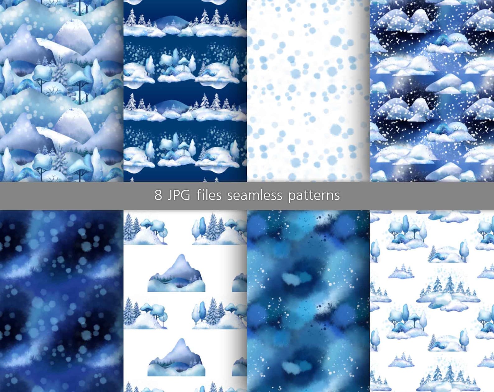 Winter Snow Clipart Christmas Png Border Clipart Winter - Etsy