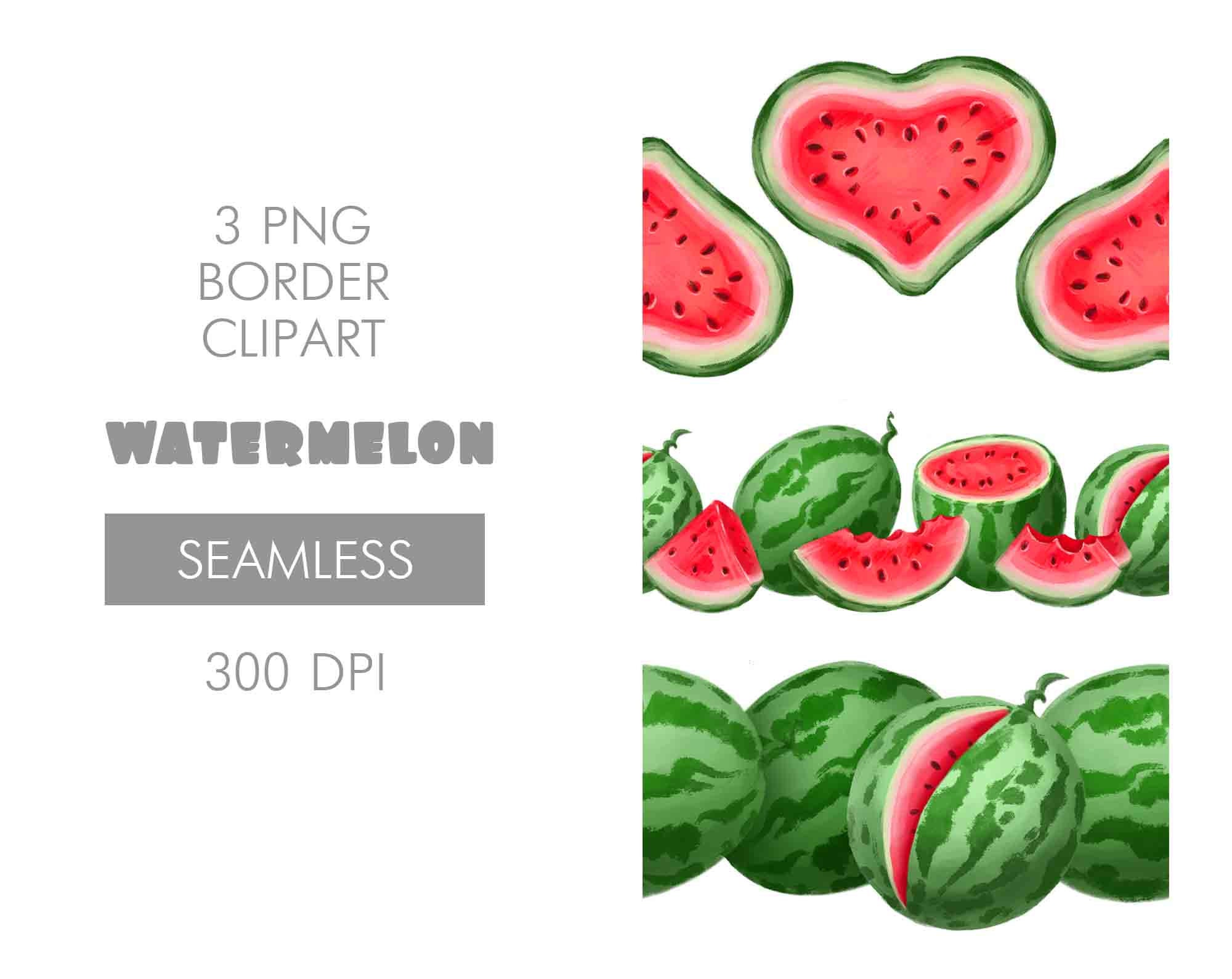 Watermelon Border Clip Art