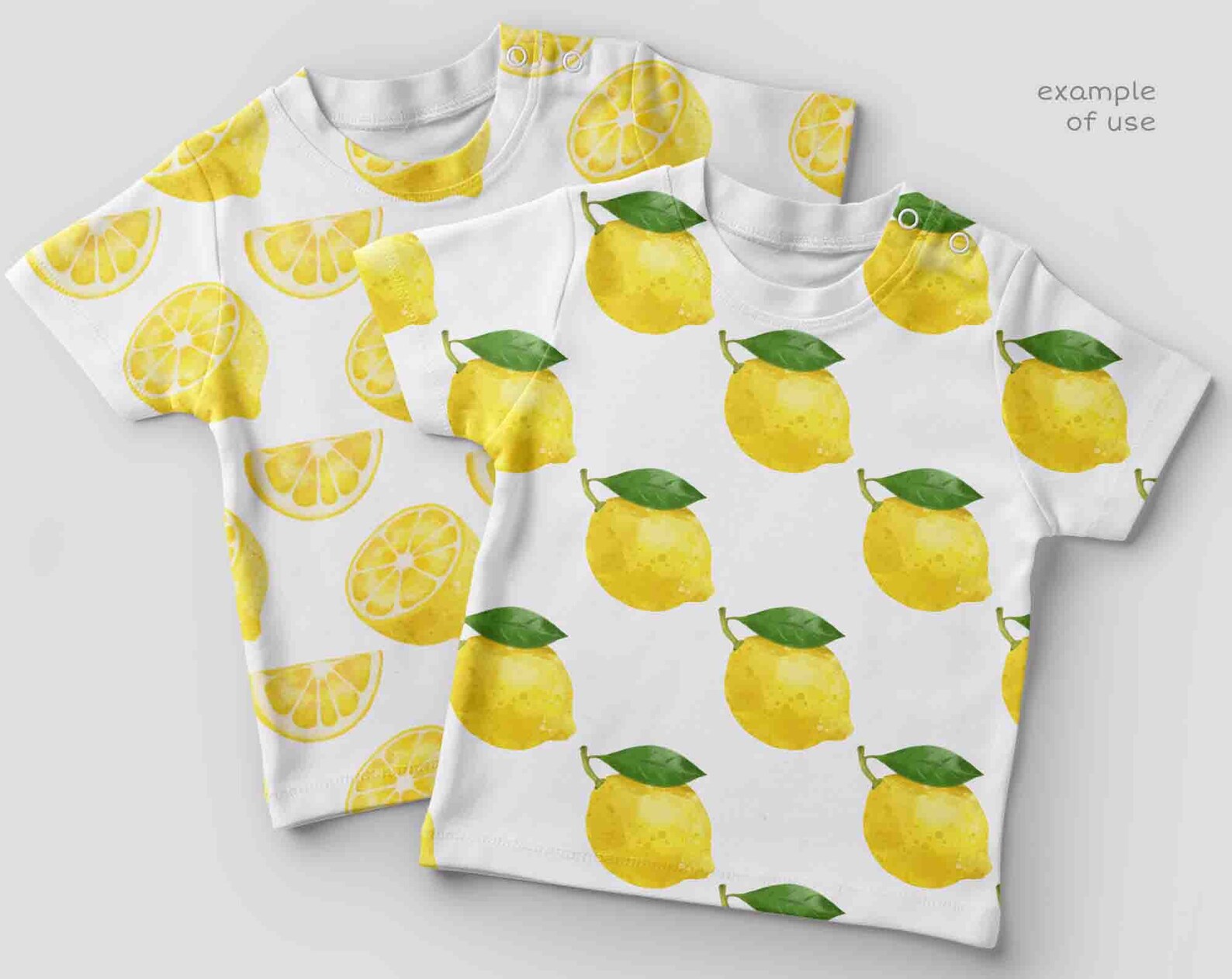 Lemon Digital Paper and Watercolor Seamless Pattern,digital Scrapbook ...