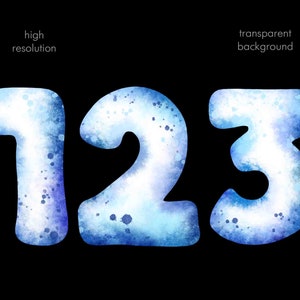 Winter Alphabet Clipart Snow Letters and Numbers Png Files,frozen ABC ...