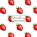 Strawberry Digital Paper and Summer Seamless Pattern,berry Digital ...