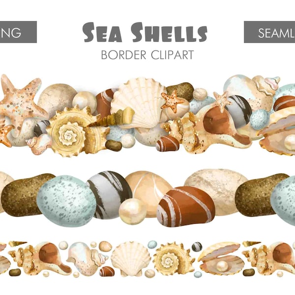 Seashell Border - Etsy