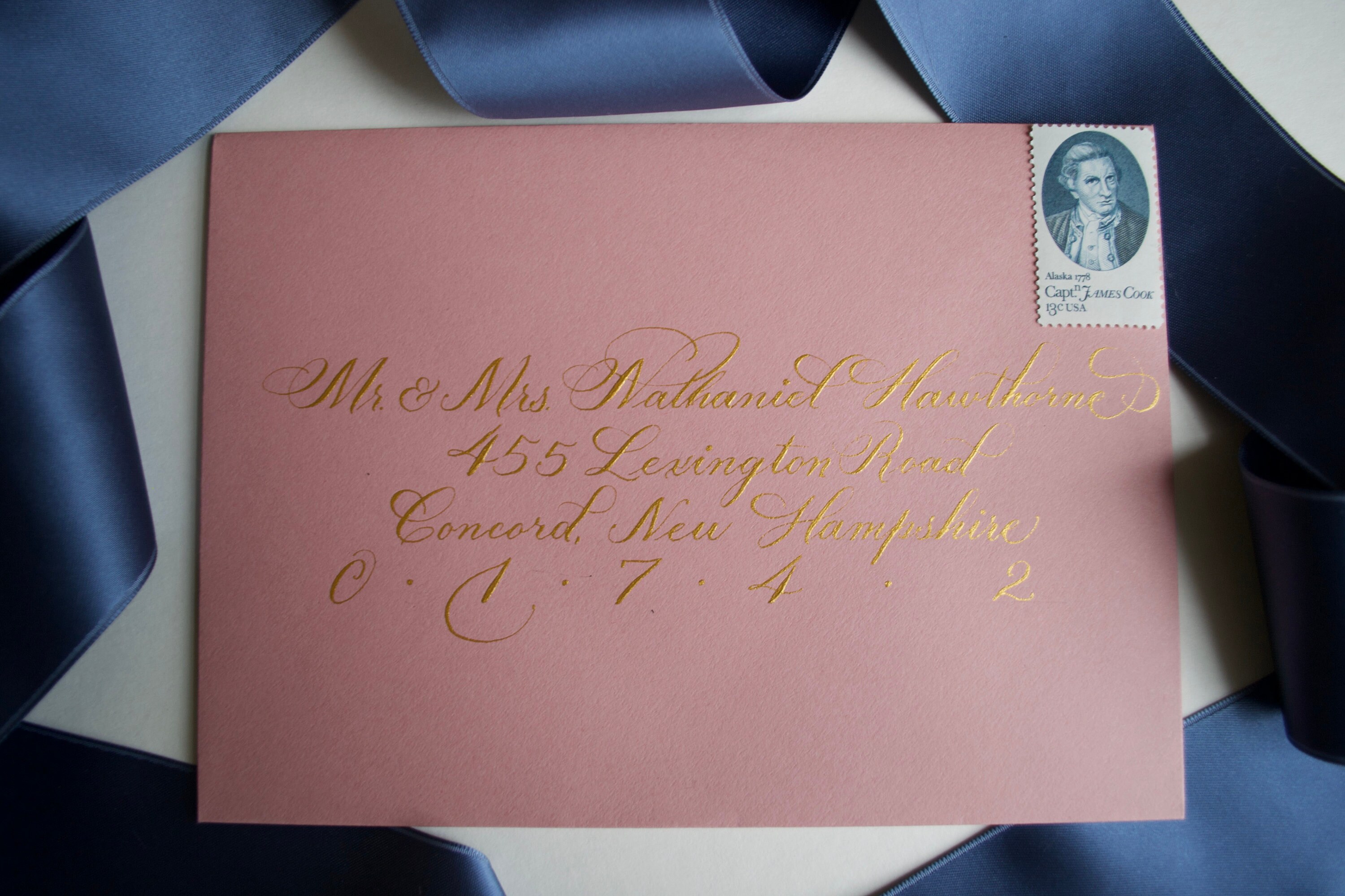 Custom calligraphy envelopes perfect for wedding holiday | Etsy