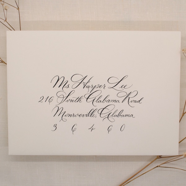 Calligraphy Envelope - Etsy