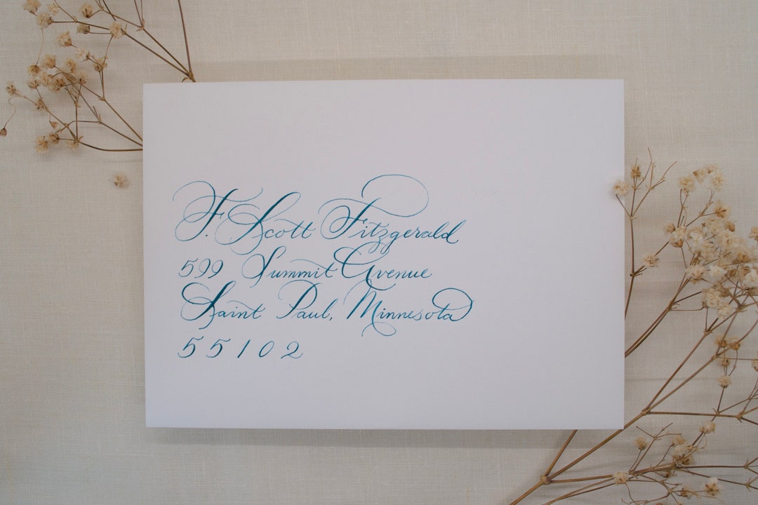 Custom Calligraphy Envelopes | Perfect for Wedding, Holiday, and Party ...