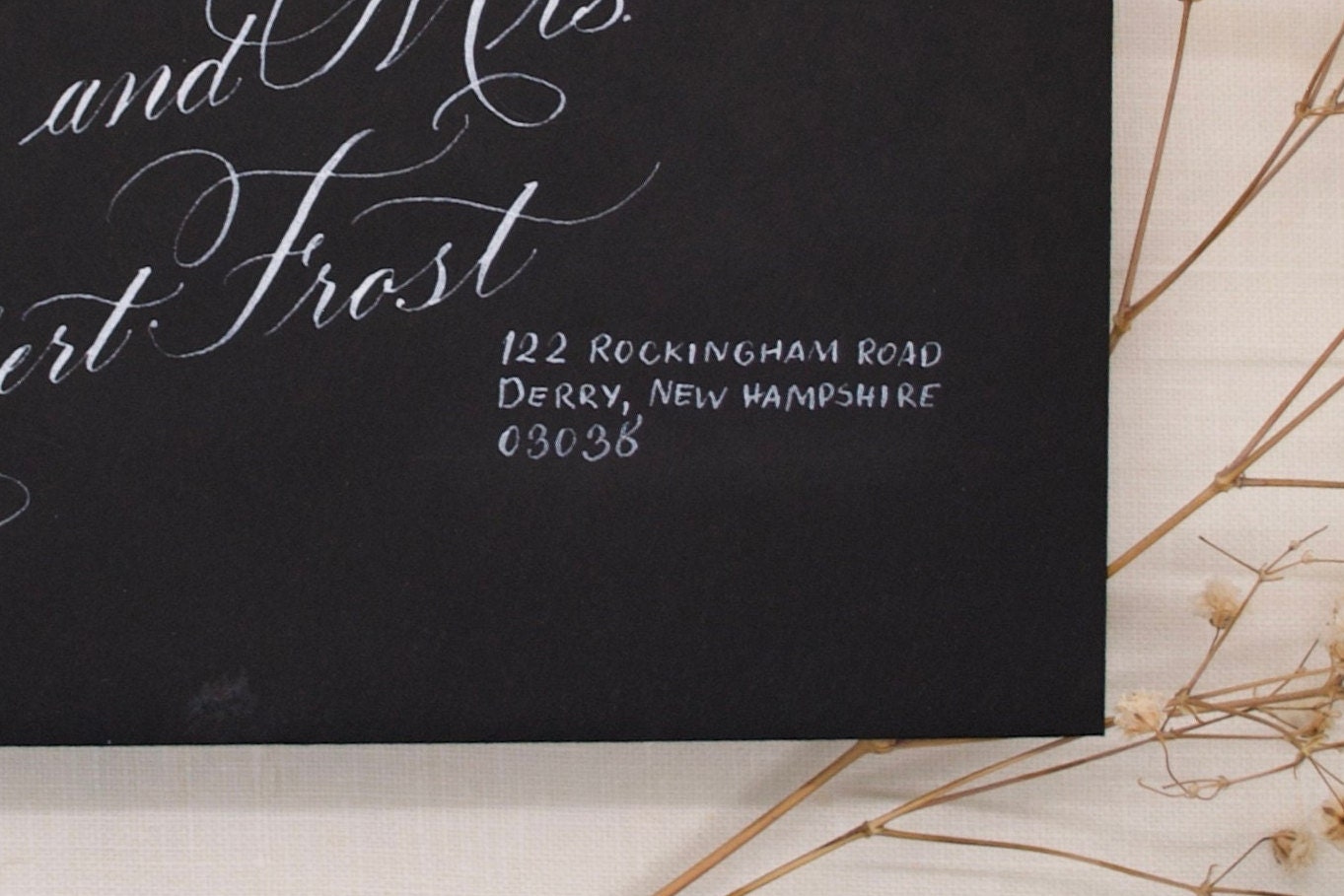 Custom Calligraphy Envelopes Perfect for Wedding Holiday - Etsy