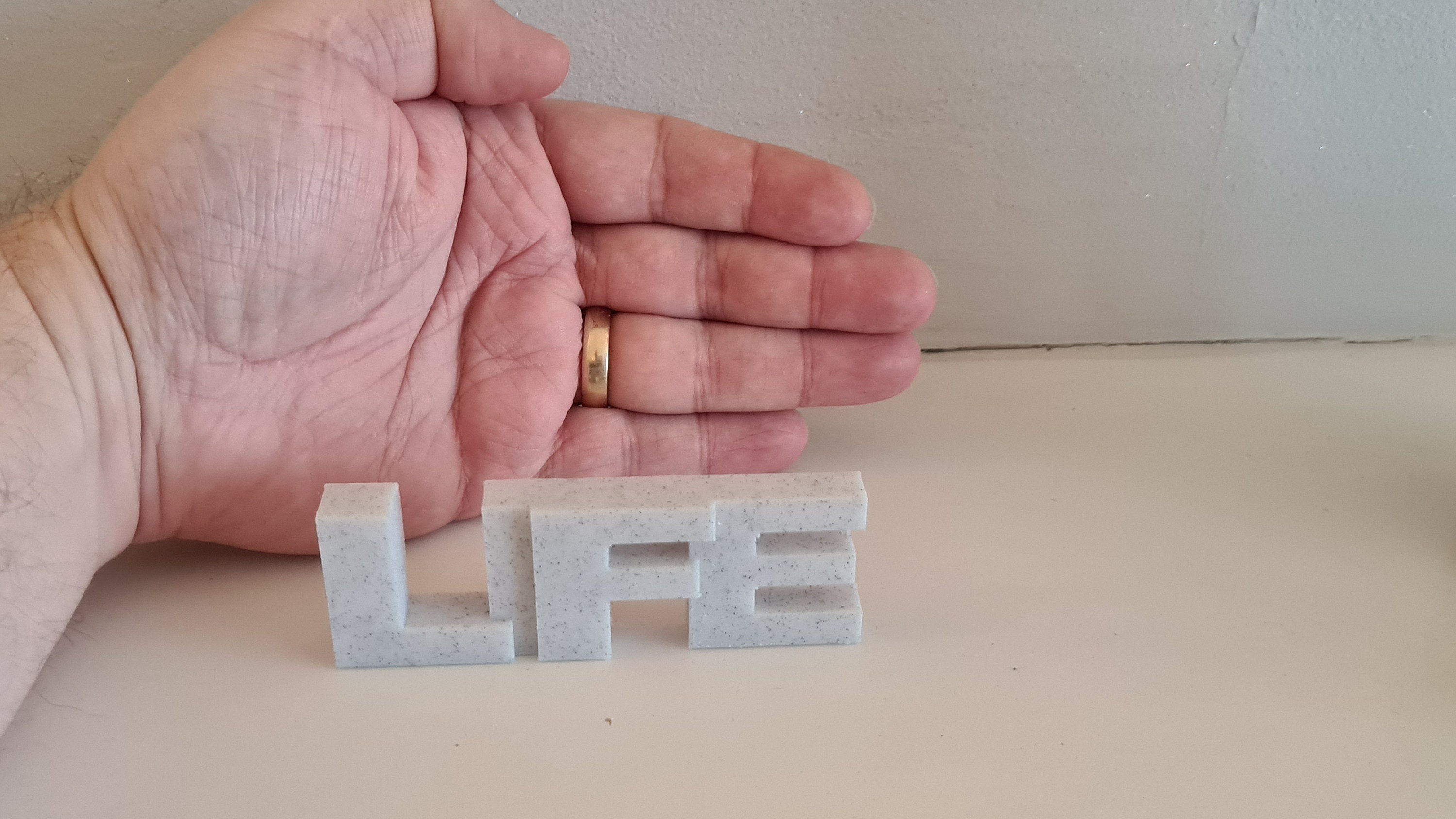 Personalised Love Life Live Free Standing Words Decoration - Etsy UK