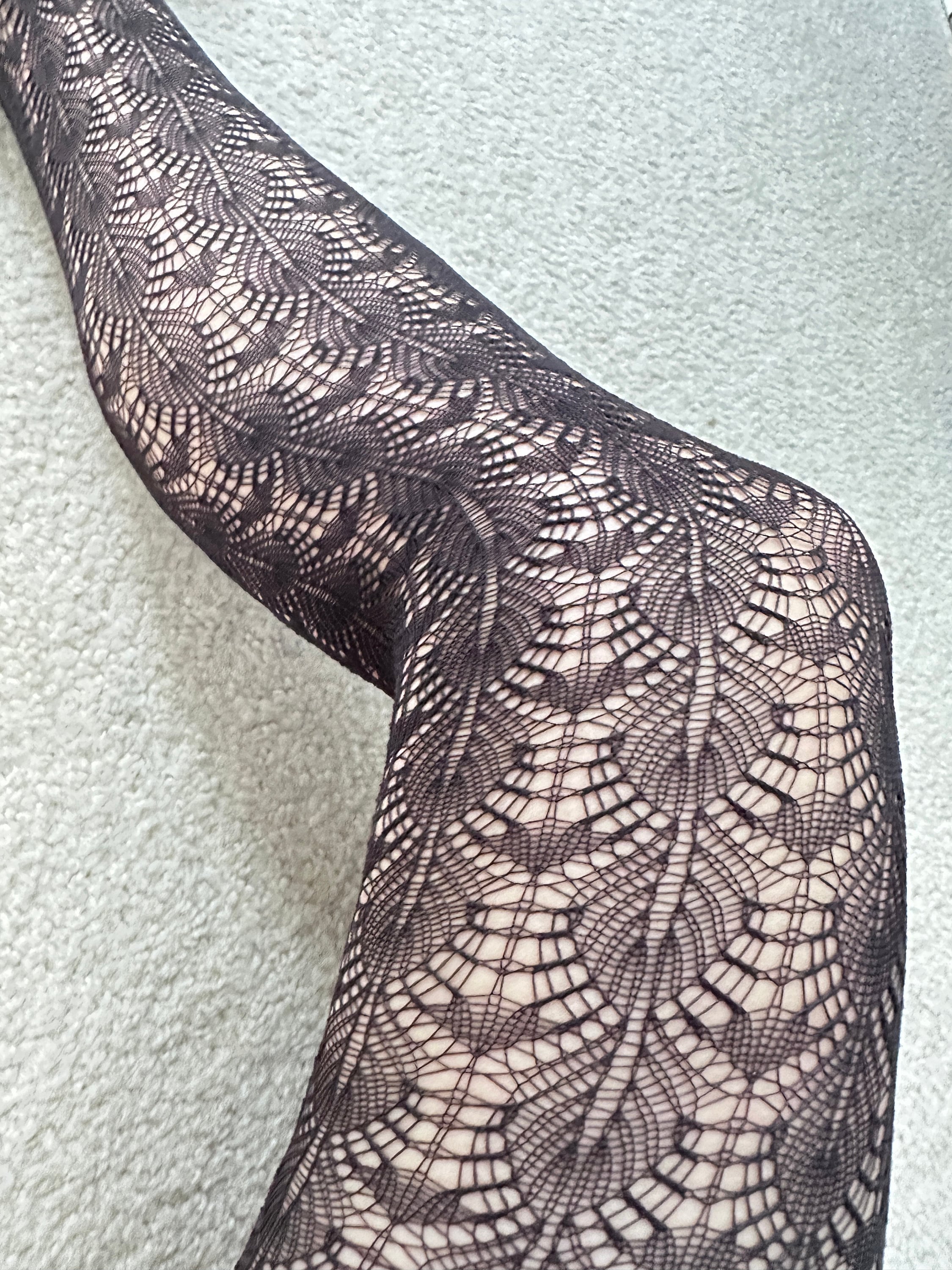 Tights for Women Lines Mesh Sexy Black Tights Peacock Pattern, Tights ...