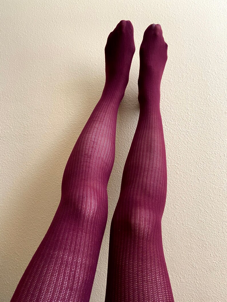 Basic Stripe Pointelle Waist Tights Pantyhose Gift for Her Women - Etsy