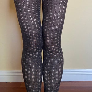 Floral Pattern Pointelle Tights Hosiery, Pantyhose,boot Socks, Gift for ...