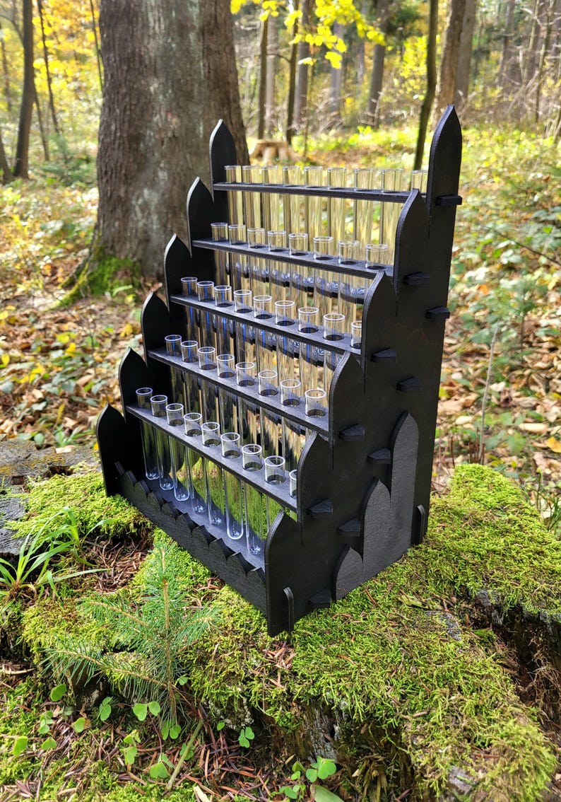 Test Tube Rack for Plant Propagation • Vial Holder Herb Display ...