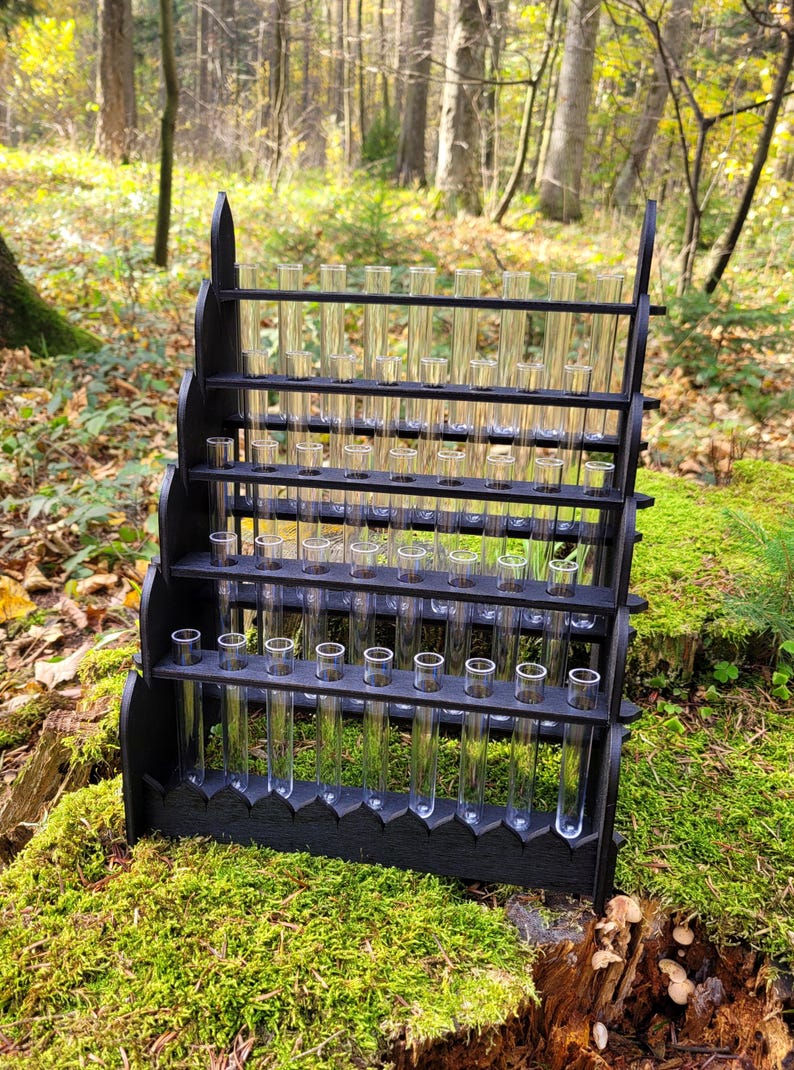 Test Tube Rack for Plant Propagation • Vial Holder Herb Display ...