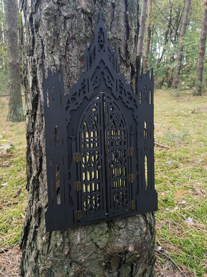 Gothic Mirror Gate Mirror Medieval Gate Mirror | Etsy UK