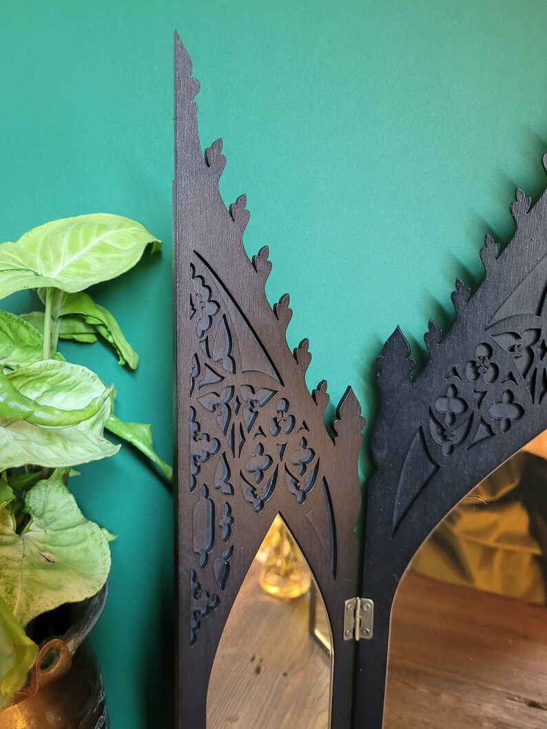 Triptych Goth Mirror - Etsy