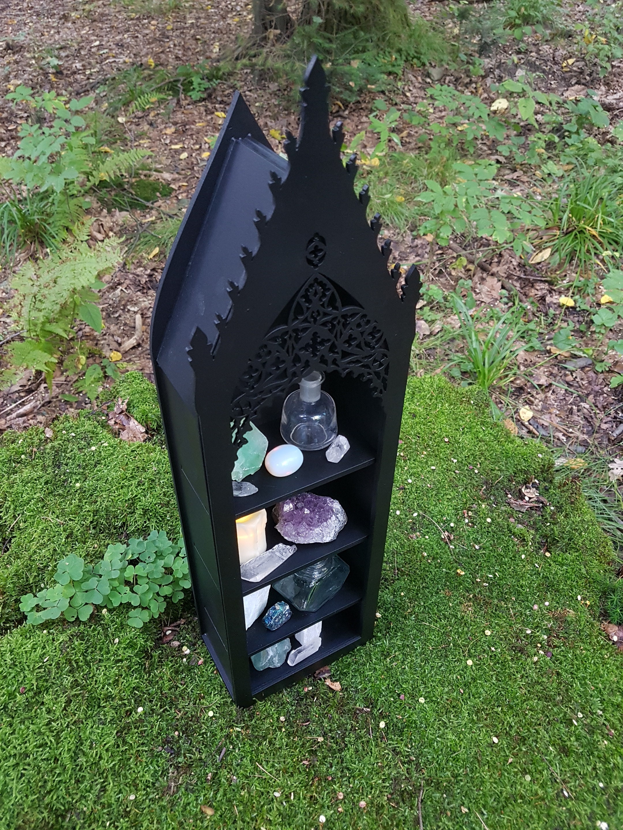 Gothic Crystal Shelf Goth Altar - Etsy Australia