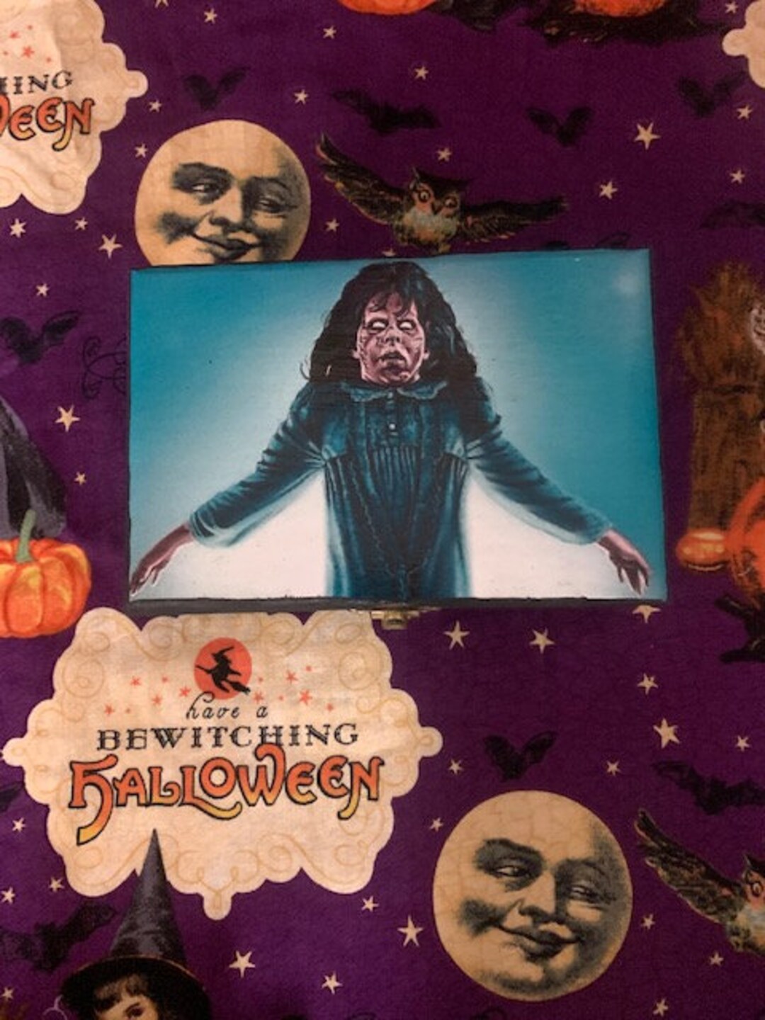 The Exorcist Regan Horror Decor Keepsake Box Tarot Deck Box - Etsy