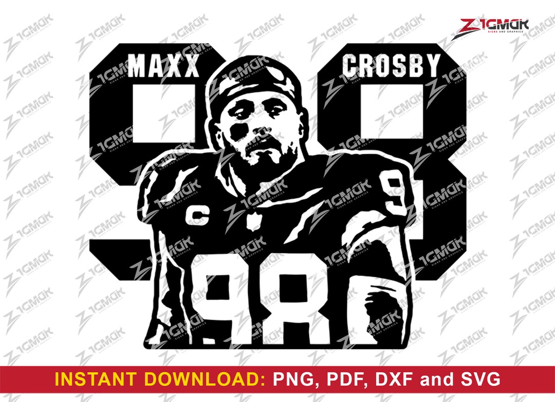 Maxx Crosby Svg Cricut Instant Download Digital Files Png - Etsy