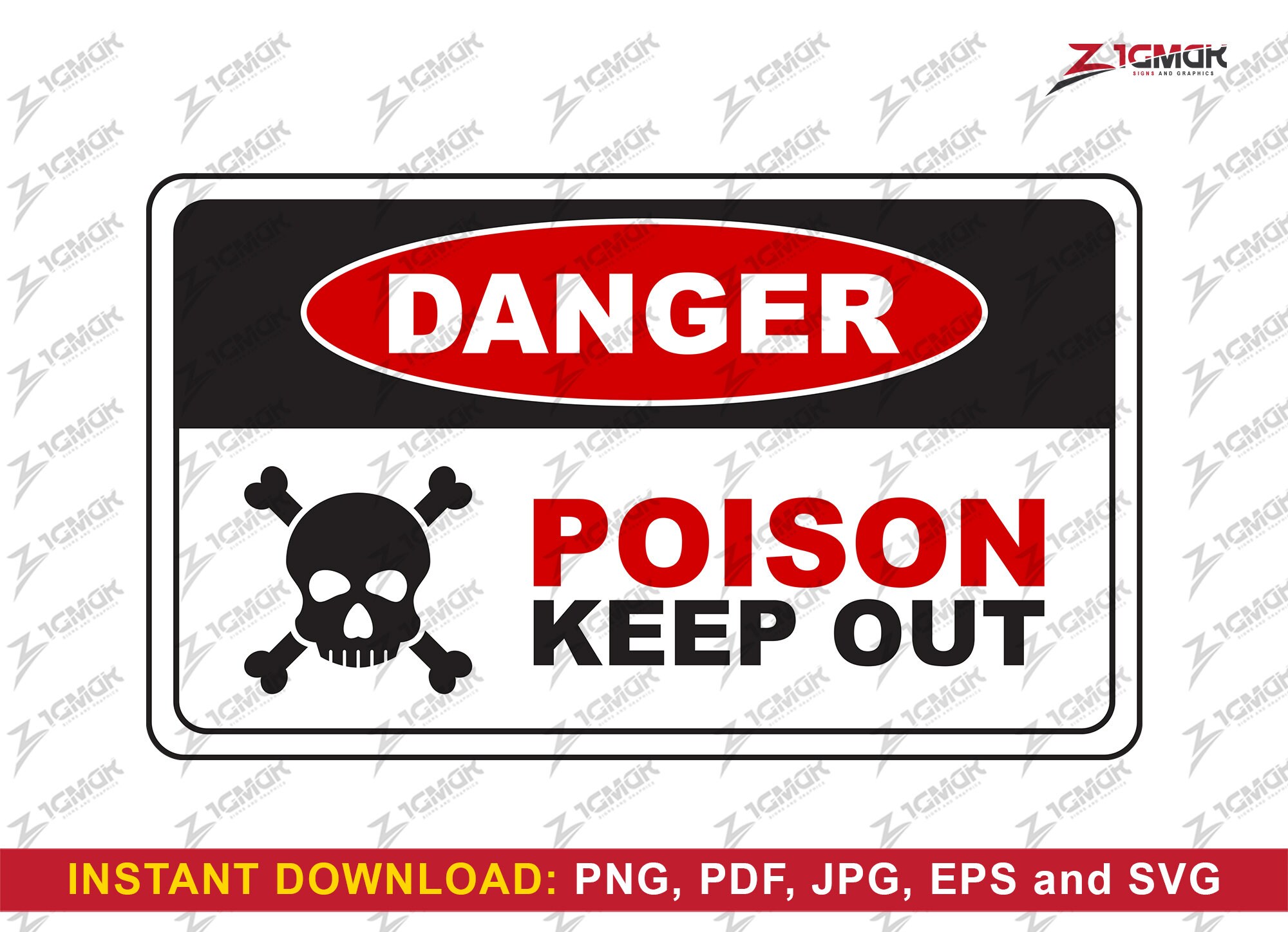 Danger Poison Sign